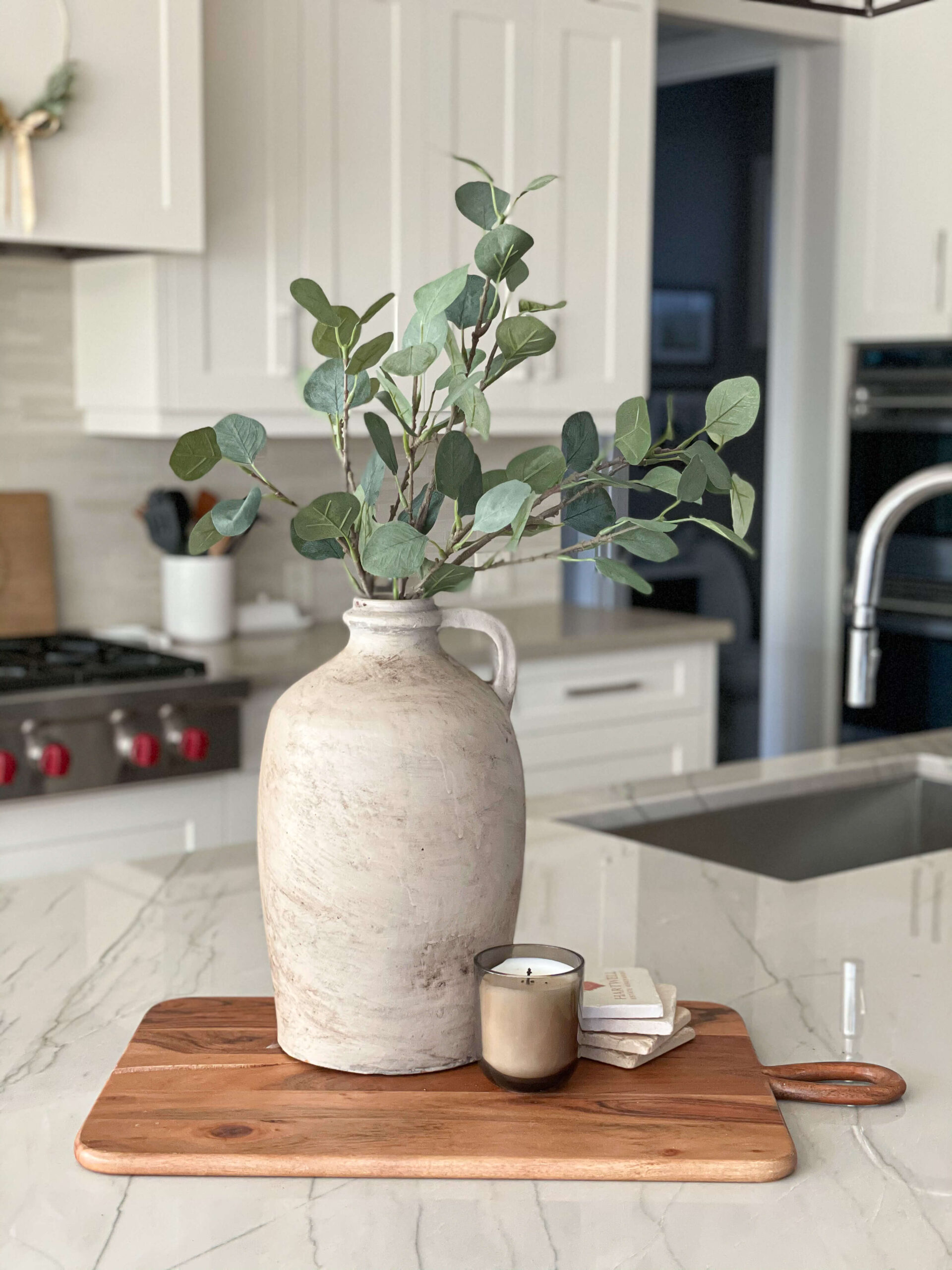 DIY: How to renew your vases with paint (and some dirt!)